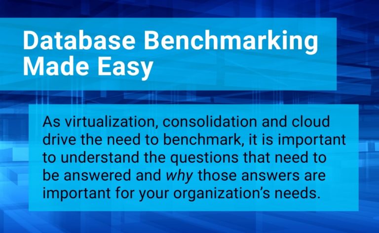 DB Benchmarking Made Easy: Oracle Performance Tools