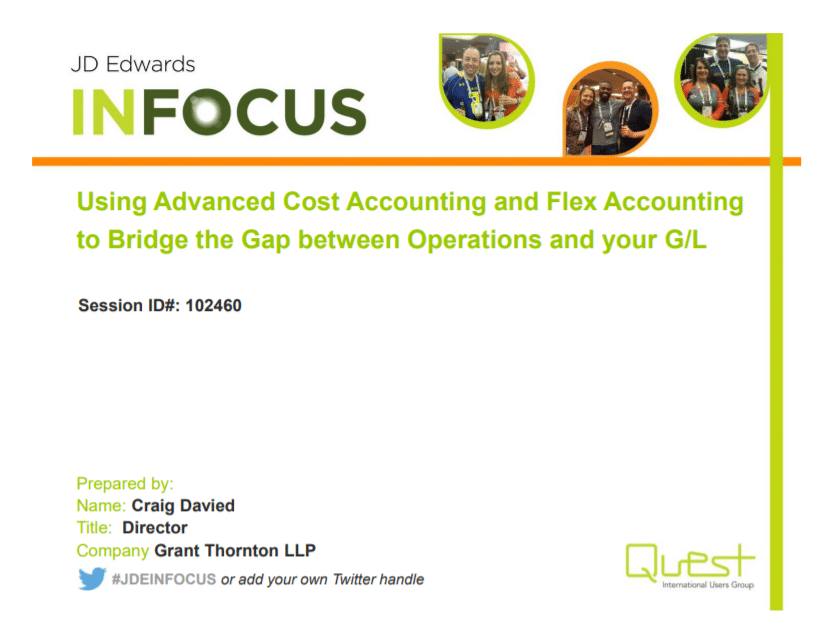 Using Advanced Cost Accounting and Flex Accounting to Bridge the Gap ...