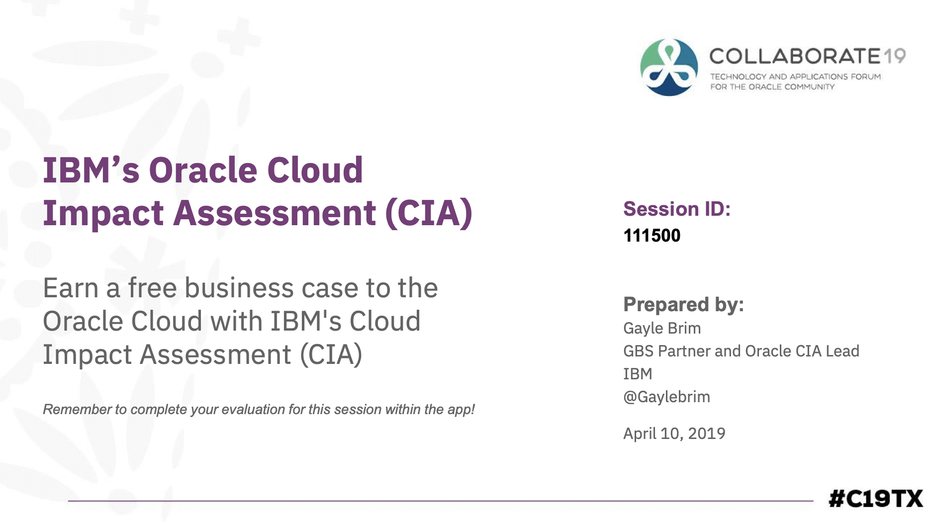 Earn a free business case to the Oracle Cloud with IBM's Cloud Impact ...