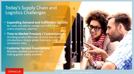 C19: Utilizing Oracle Logistics Cloud in the Future of Logistics and ...
