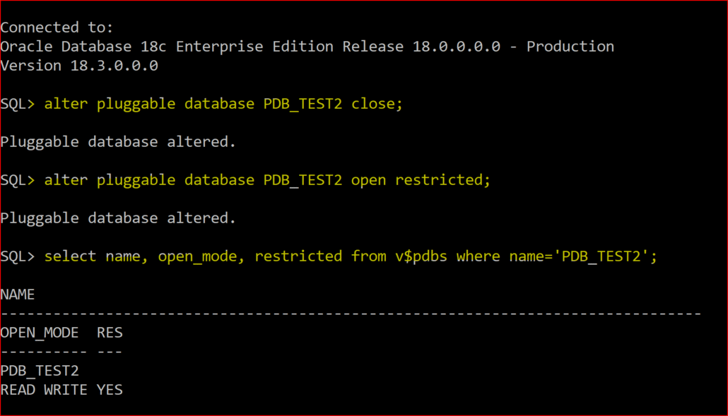 Guide to Modify Pluggable CDB Name, PDB Name, and DBID in Oracle 18c ...