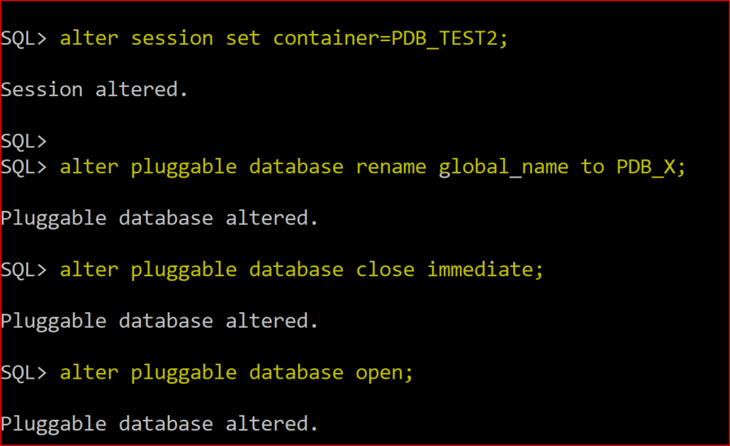Guide to Modify Pluggable CDB Name, PDB Name, and DBID in Oracle 18c Multitenant Architecture