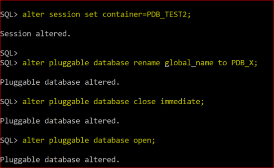 Guide to Modify Pluggable CDB Name, PDB Name, and DBID in Oracle 18c ...