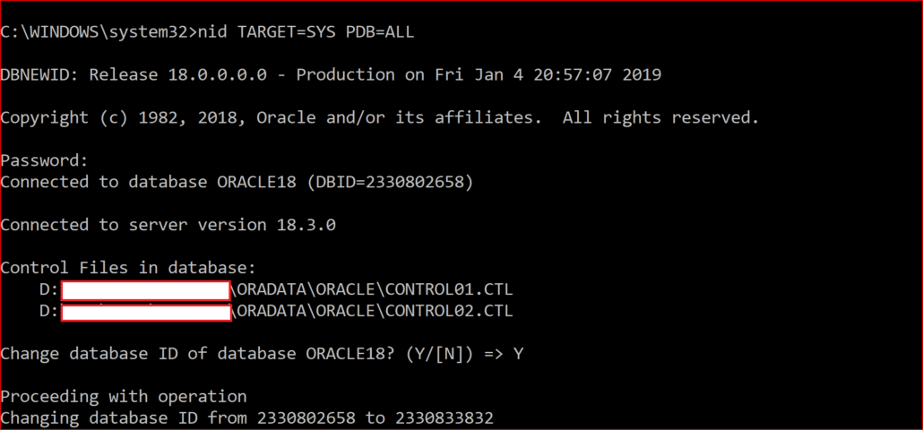 Guide to Modify Pluggable CDB Name, PDB Name, and DBID in Oracle 18c Multitenant Architecture