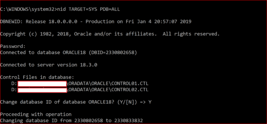 Guide to Modify Pluggable CDB Name, PDB Name, and DBID in Oracle 18c ...