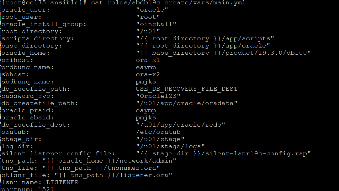 Creating Oracle 19c Physical Standby And Configuring Data Guard Broker With Ansible Github
