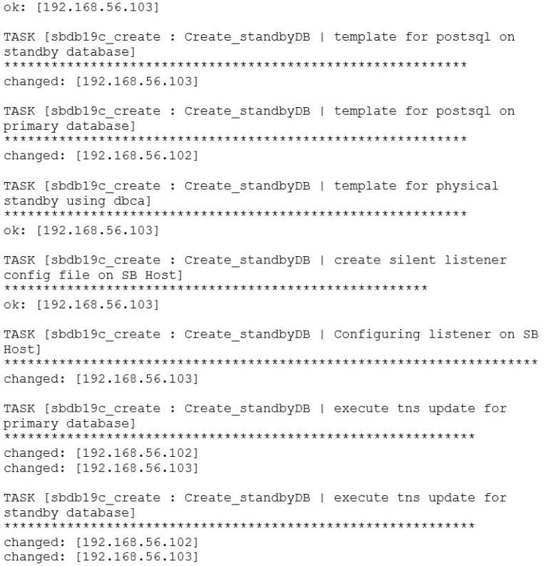 Creating Oracle 19c Physical Standby And Configuring Data Guard Broker With Ansible Github