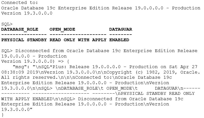 Creating Oracle 19c Physical Standby & Configuring Data Guard Broker ... Creating Oracle 19c Physical Standby & Configuring Data Guard Broker ...