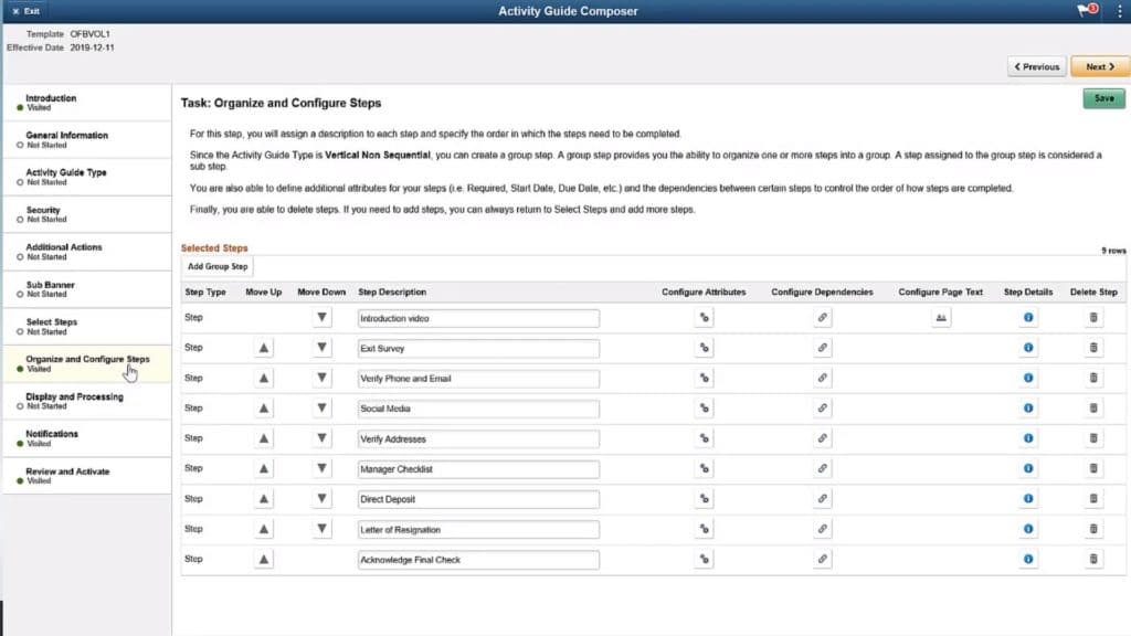 Overview of PeopleSoft OffBoarding - Quest Oracle Community