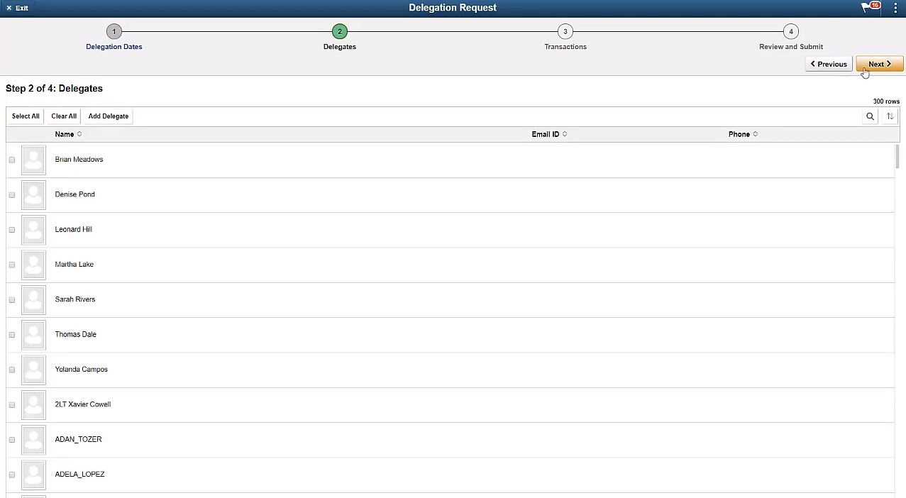 Overview of PeopleSoft Fluid Delegations - Quest Oracle Community