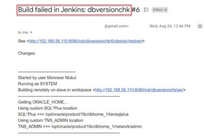 DevOps Automation of Oracle Database 19c with Jenkins CI/CD