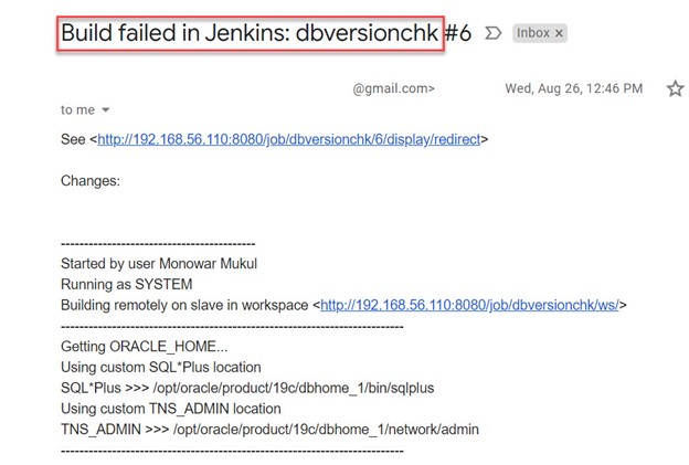 DevOps Automation of Oracle Database 19c with Jenkins CI/CD