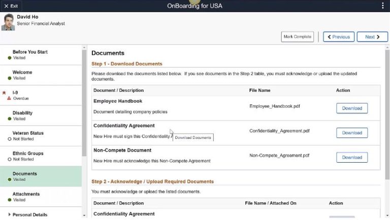 Using Activity Guides for PeopleSoft Onboarding and Offboarding