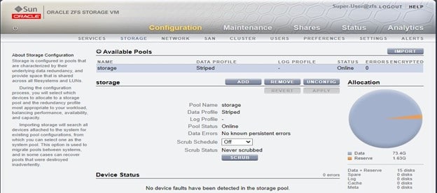 Deploying Full Stack Oracle ZFS Appliance Using Oracle Unified Storage ...