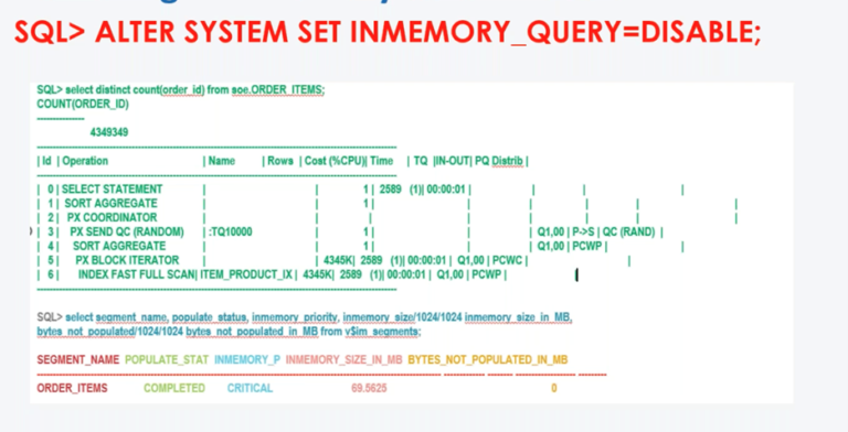19c In-Memory Options Solve Performance Problems - Quest Oracle Community