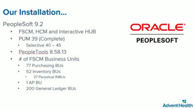 PeopleSoft Inventory Tips & Tricks from AdventHealth - Quest Oracle Community