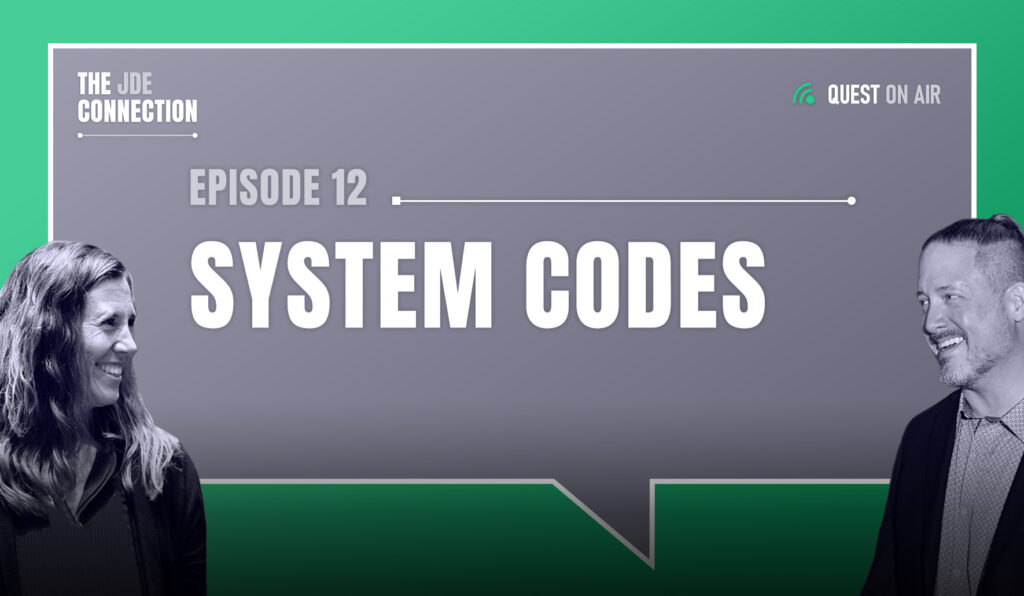 The JDE Connection Episode 12 Podcast - Understanding JD Edwards System ...