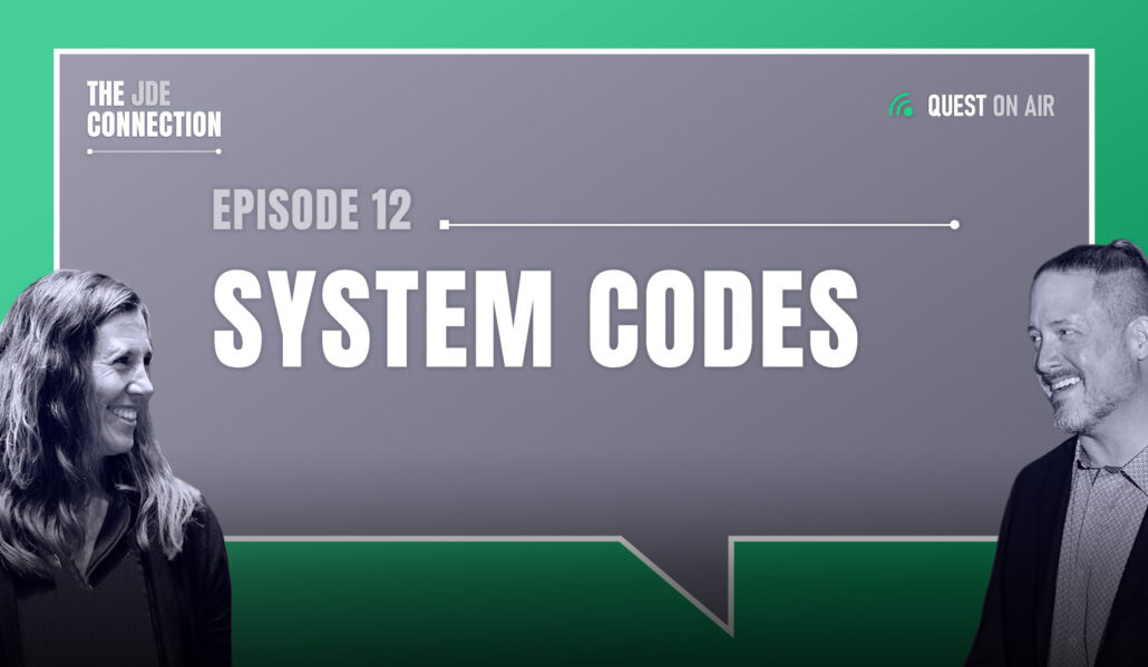The JDE Connection Episode 12 Podcast - Understanding JD Edwards System ...
