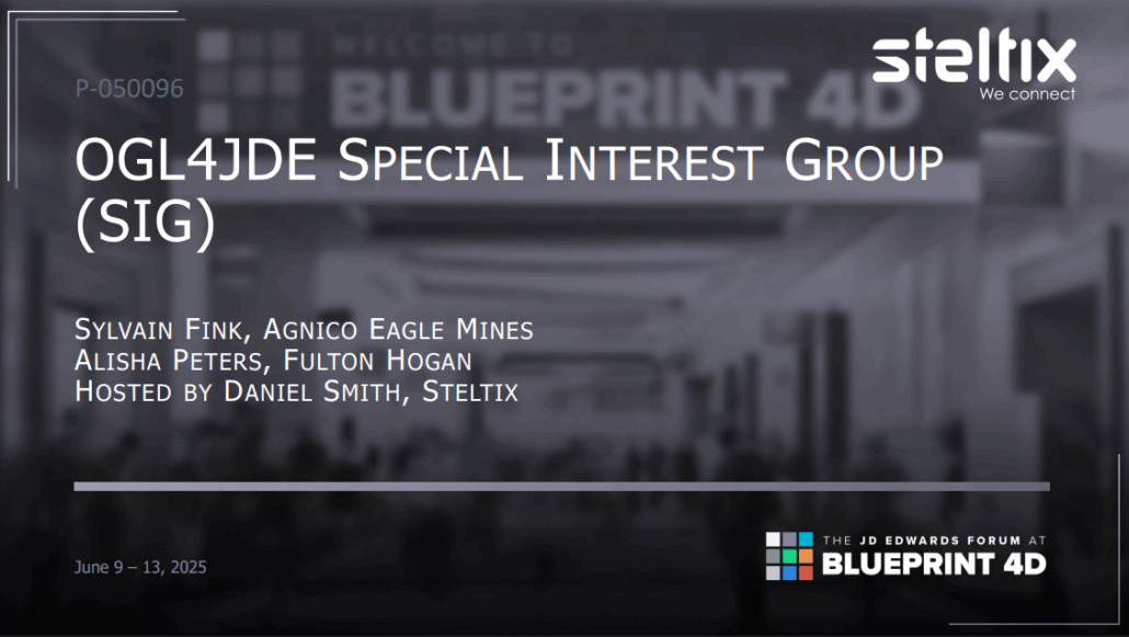 SIG: Oracle Guided Learning for JD Edwards SIG